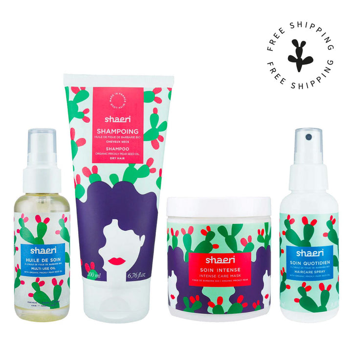 A natural and clean haircare brand, Shaeri